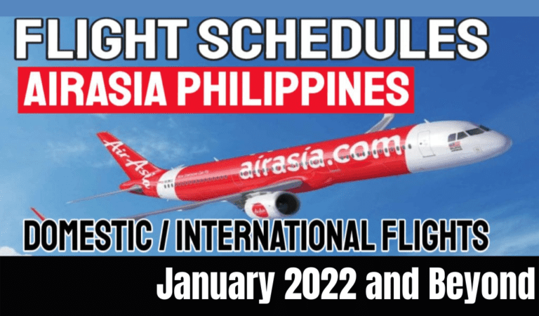 Check Out AirAsia Flight Schedule January 2022 And Beyond!